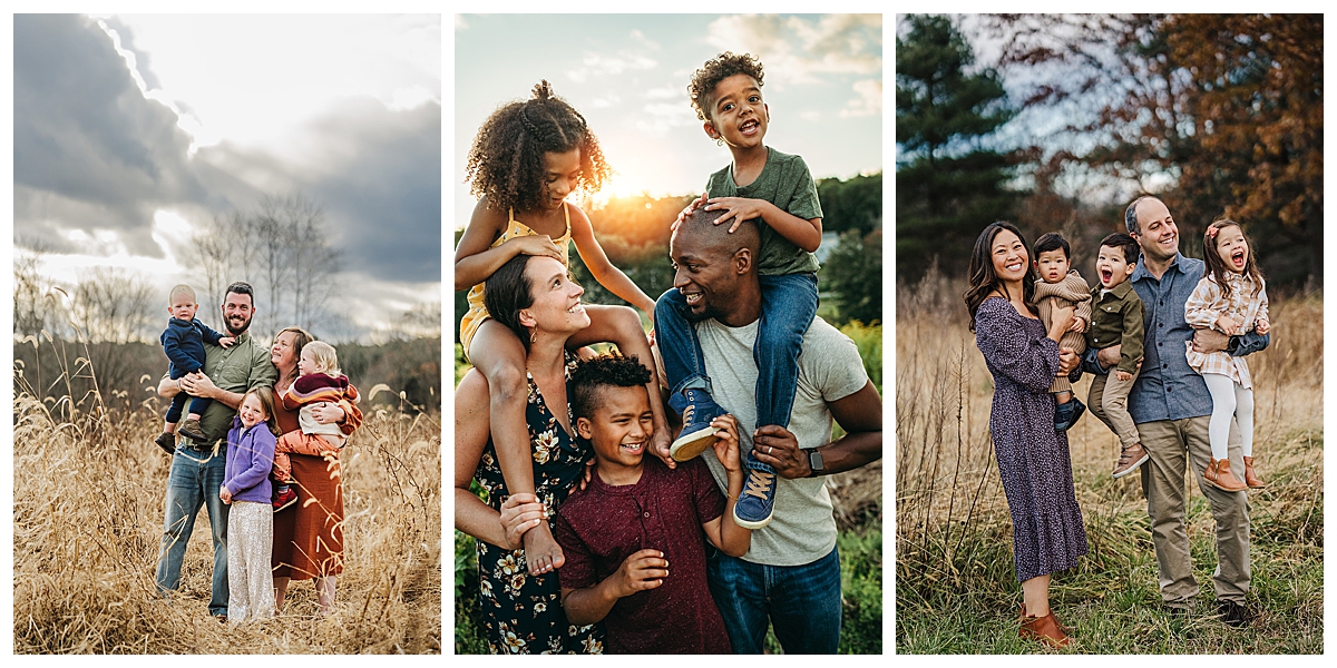 Posing Tips for a Family of Five